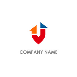 Ycg flat accounting logo design on white Vector Image
