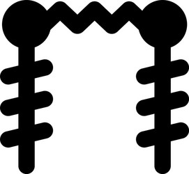 Tesla coil Royalty Free Vector Image - VectorStock