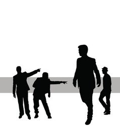 People Posing Silhouette Vector Images (over 32,000)