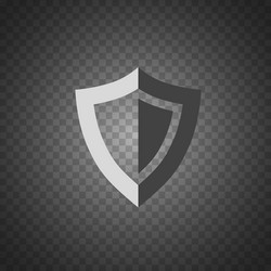 Security assurance gray outline icons set Vector Image
