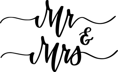 Mr and Mrs Vector Images (over 4,800)