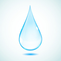 Big drop Royalty Free Vector Image - VectorStock