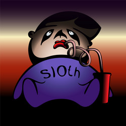 Fat Lazy Man Cartoon Vector Images (over 180)