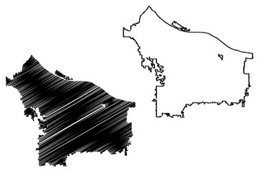 Portland City Map Vector Images (over 130)