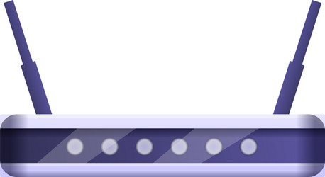 Wifi modem cable port icon cartoon style Vector Image