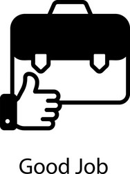 Great job Royalty Free Vector Image - VectorStock