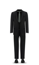 Business suit without head Royalty Free Vector Image