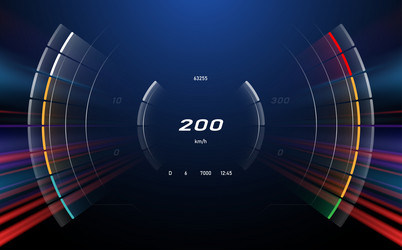 Electric car silhouette with lightning effect Vector Image