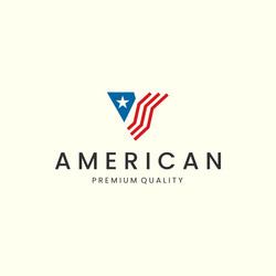 Simple American Flag Vector Images (over 4,200)