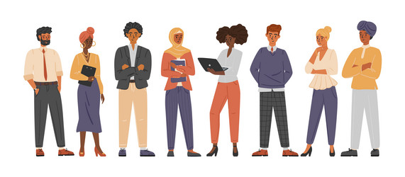 Diverse group of people concept Royalty Free Vector Image