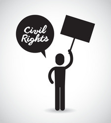 Civil rights design Royalty Free Vector Image - VectorStock