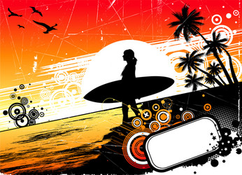 Surfing Royalty Free Vector Image - VectorStock