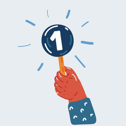 Number One Cartoon Vector Images (over 6,000)