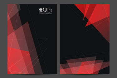 Modern cover template Royalty Free Vector Image