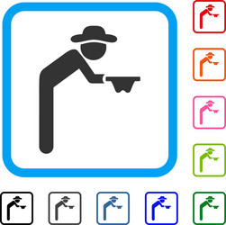 Gentleman beggar icon Royalty Free Vector Image