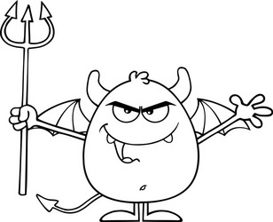 Devil Diabolical Cartoon Vector Images (over 100)