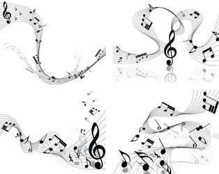 Music notes Royalty Free Vector Image - VectorStock