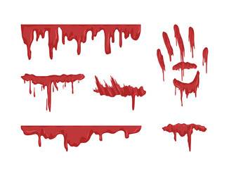 Blood Hand Smear Vector Images (over 120)