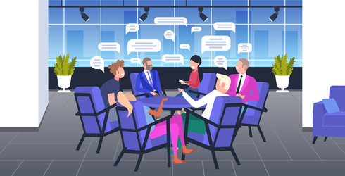 Cartoon Round Table Discussion Vector Images (over 140)