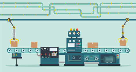 Manufacturing Industry Cartoon