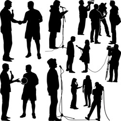 Interview Silhouette Vector Images (over 3,100)