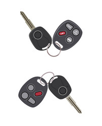 Car key and alarm symbols Royalty Free Vector Image