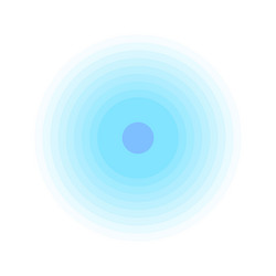 Circles with a common centre concentric circles Vector Image