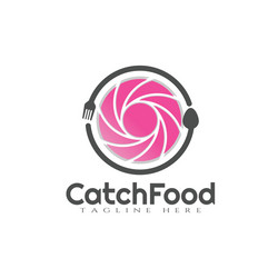 Fast food logo design icon element Royalty Free Vector Image