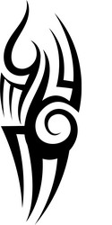 Tribal Neck Tattoo Vector Images (over 180)