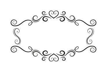 Vintage Text Box Vector