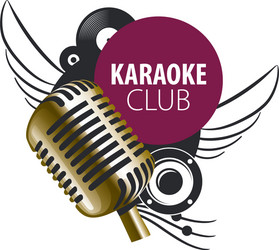 Logo karaoke Royalty Free Vector Image - VectorStock