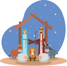 Jesus with Farm Animals Vector Images (over 110)