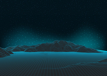 Abstract background with a gradient heat map Vector Image