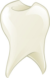 Tooth man holding a toothbrush Royalty Free Vector Image