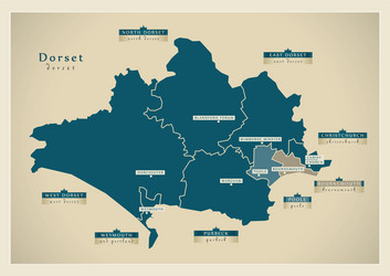 Map Dorset District Vector Images (32)