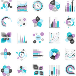 Business ratings graphs and charts Royalty Free Vector Image
