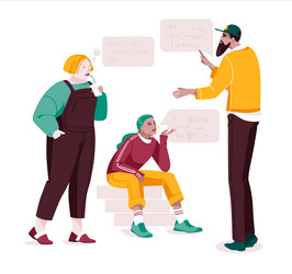 Speaking Cartoon Vector Images (over 74,000)