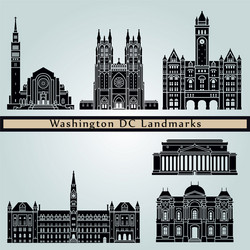 Washington Dc Skyline Vector Images (over 740)