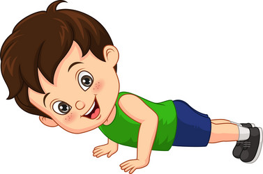 Cartoon Doing Push Up Vector Images (over 150)