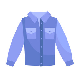 Blue shirt concept Royalty Free Vector Image - VectorStock