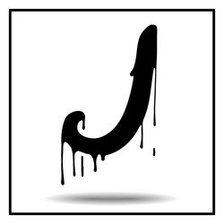 Letter J Drip Vector Images (38)