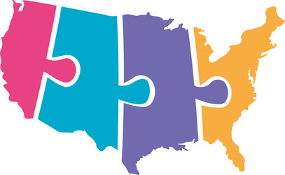 USA Puzzle Vector Images (over 990)
