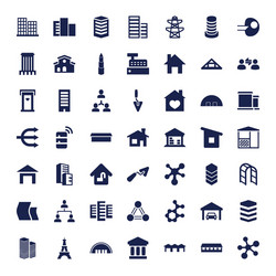Structure icons Royalty Free Vector Image - VectorStock