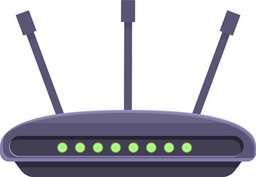 Router icon cartoon style Royalty Free Vector Image