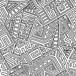 Aztec seamless pattern Royalty Free Vector Image