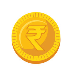 Indian rupee currency sign 3d Royalty Free Vector Image
