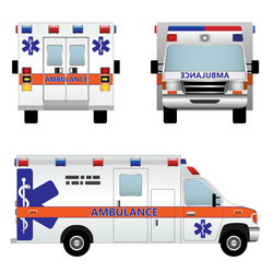 Ambulance car Royalty Free Vector Image - VectorStock