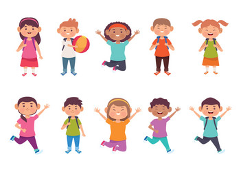 Ten kids activities Royalty Free Vector Image - VectorStock