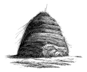 Haystack Drawing Vector Images (over 790)