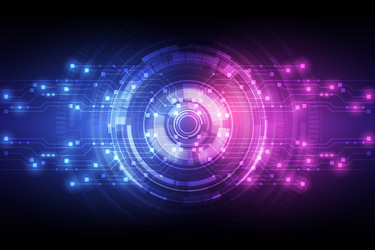 Blockchain transfer satellite future Royalty Free Vector